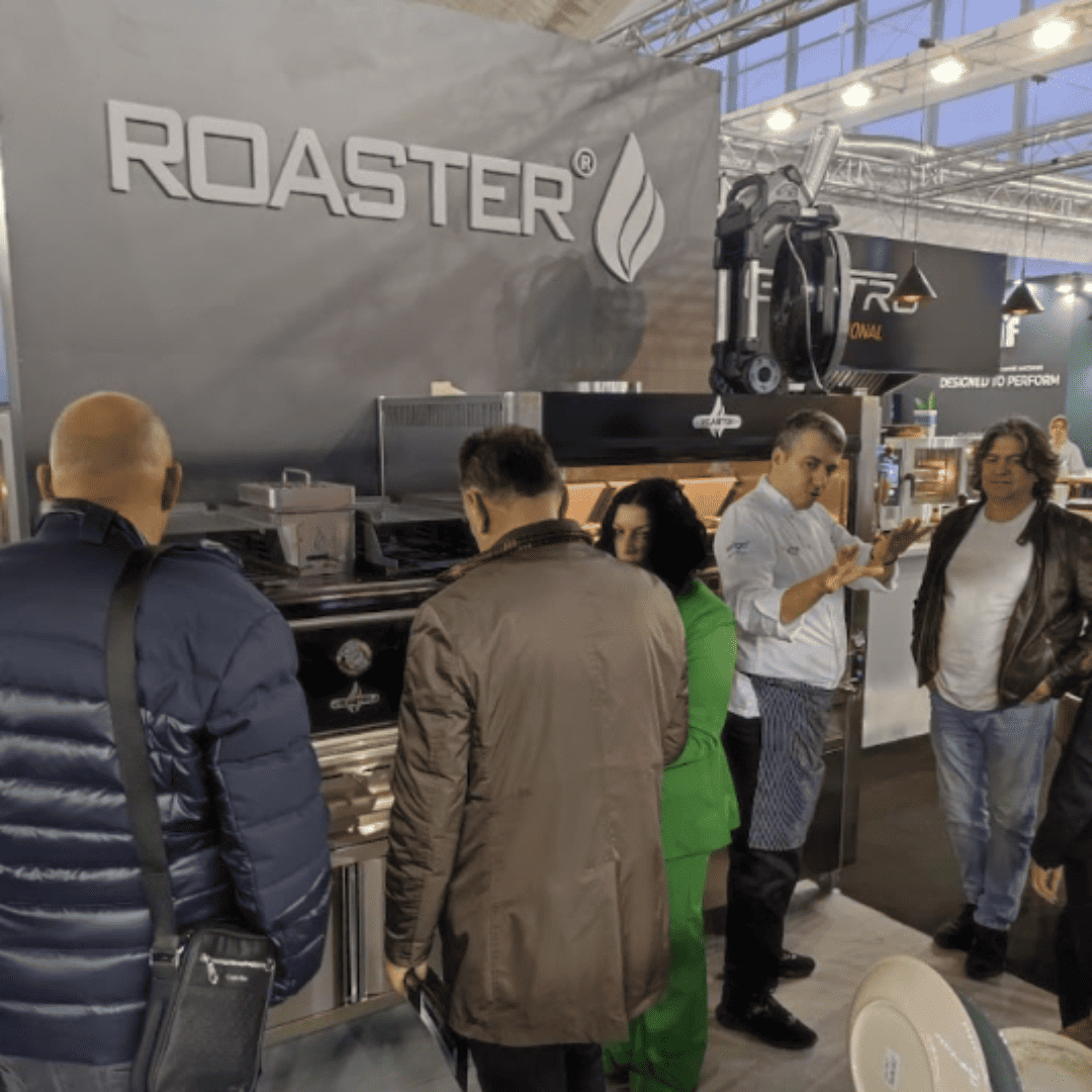 Charcoal Ovens and Grills at Horeca Equipment Fair - roastergrills