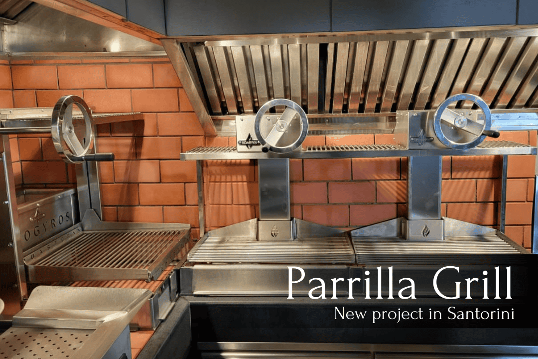 산토리니의 Parrilla Grill 프로젝트 - roastergrills