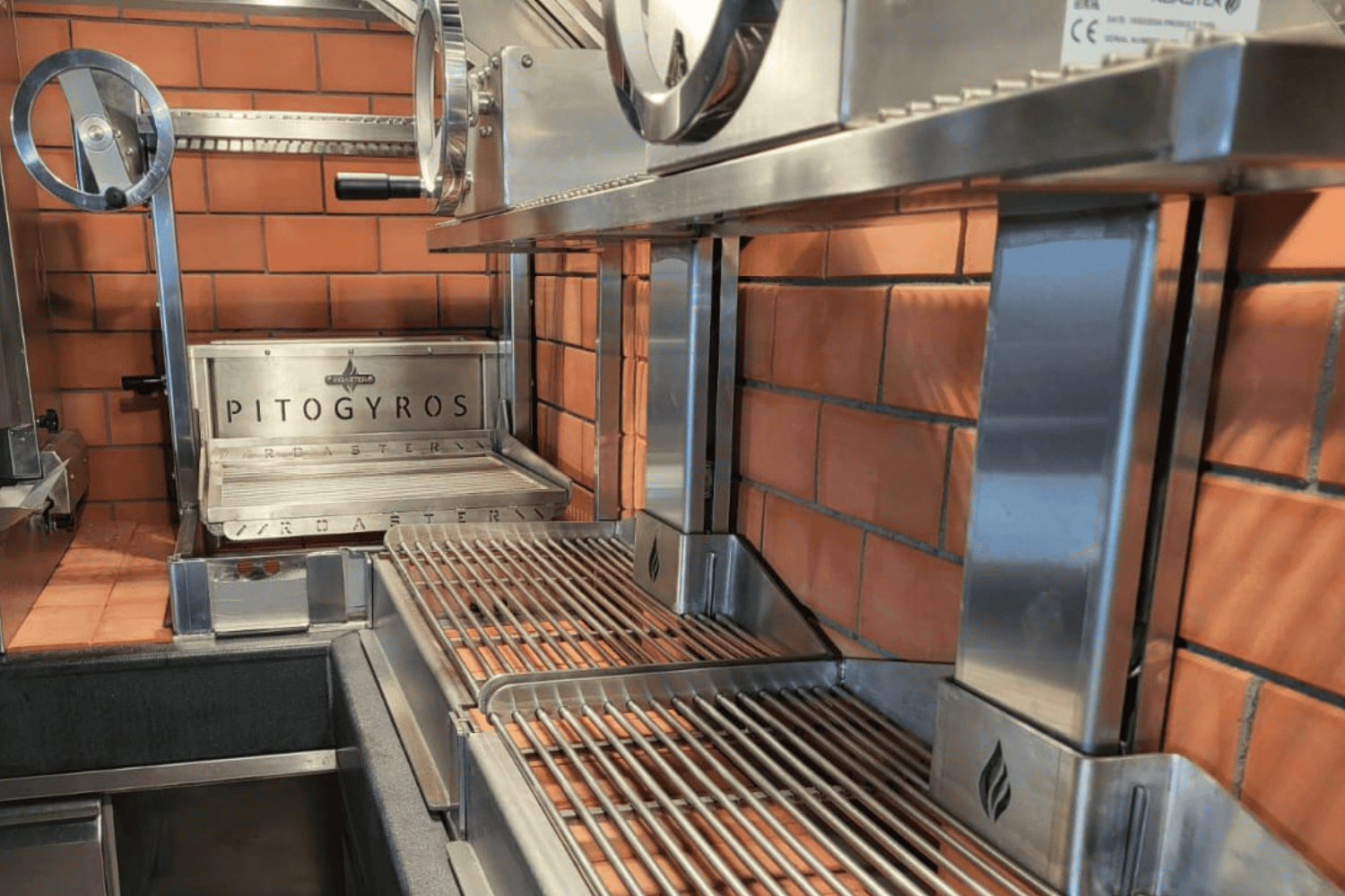 Parrilla Grill project in Santorini - roastergrills