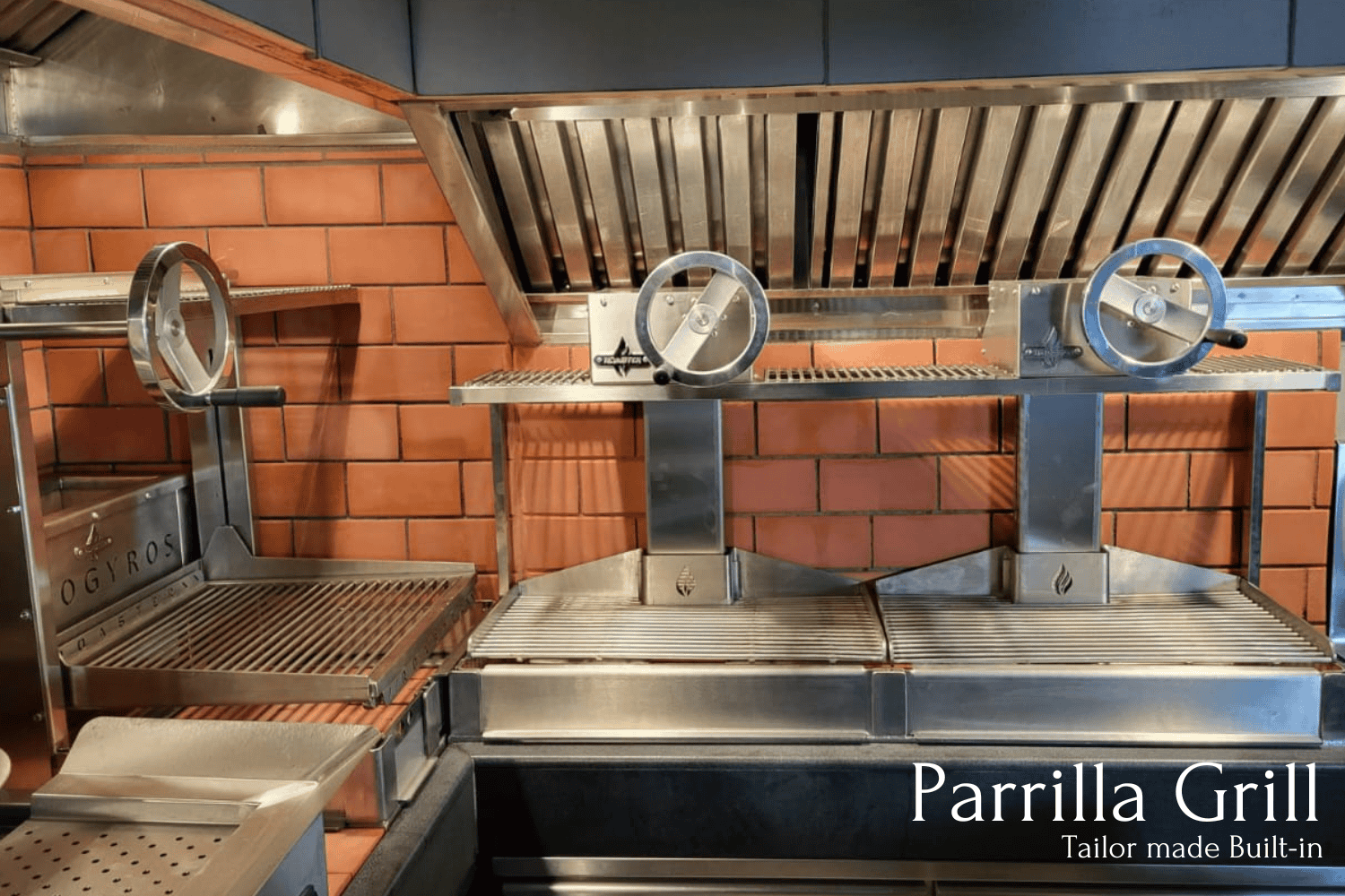 Proyecto Parrilla Grill en Santorini - roastergrills