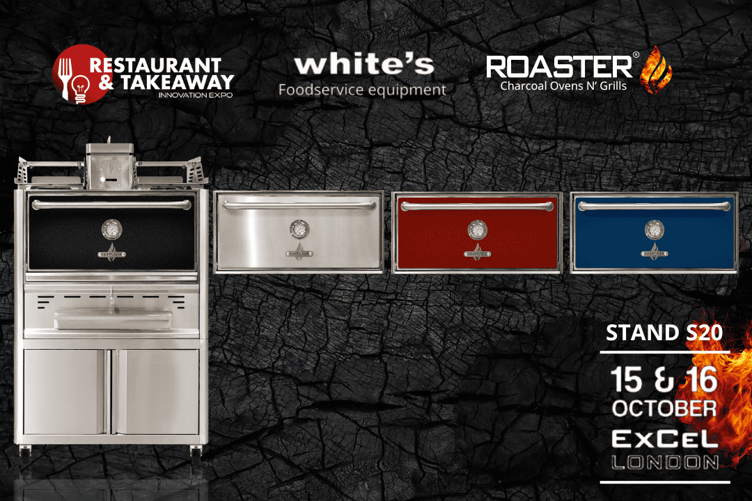 White's Food Service Equipment at restaurant and takeaway innovation expo - roastergrills